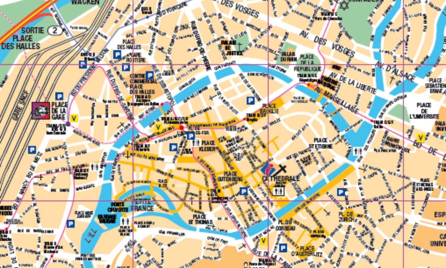 Plan - Discover Strasbourg